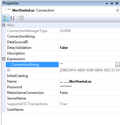 Solved: Dynamic OLEDB Connection Using A UserDefined Variable | Experts Exchange