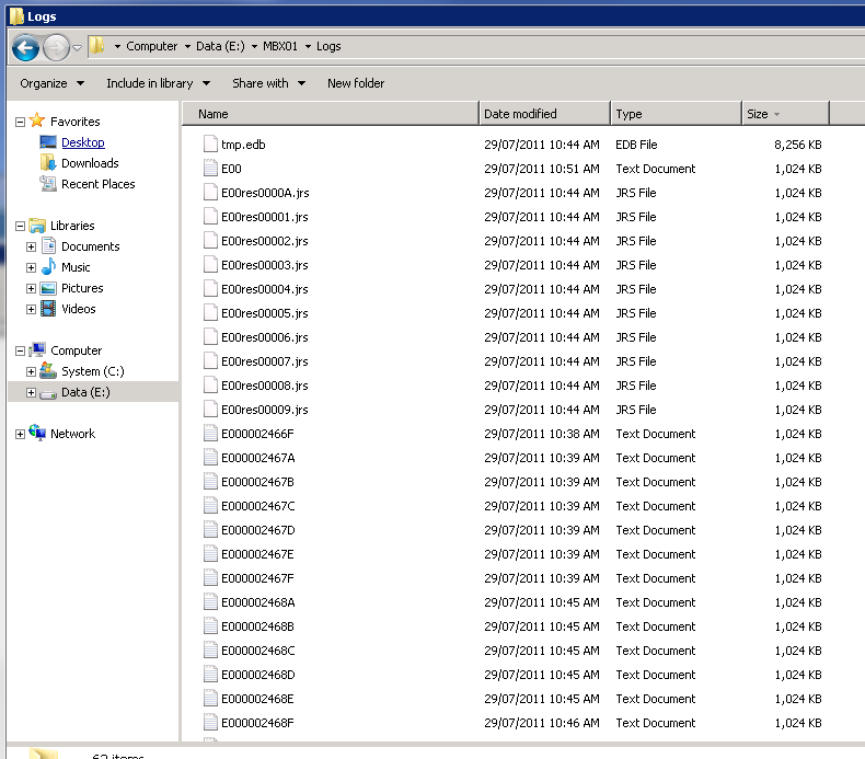Solved: Exchange 2010 generating too many log files - need help in ...