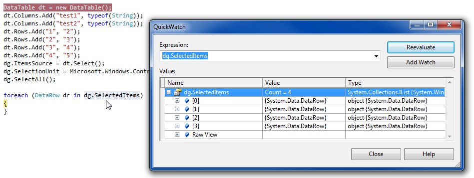 Unable To Cast Object Of Type System Data Datarowview To Type System