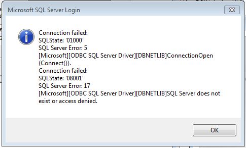 Solved: Connect to SQL Server | Experts Exchange