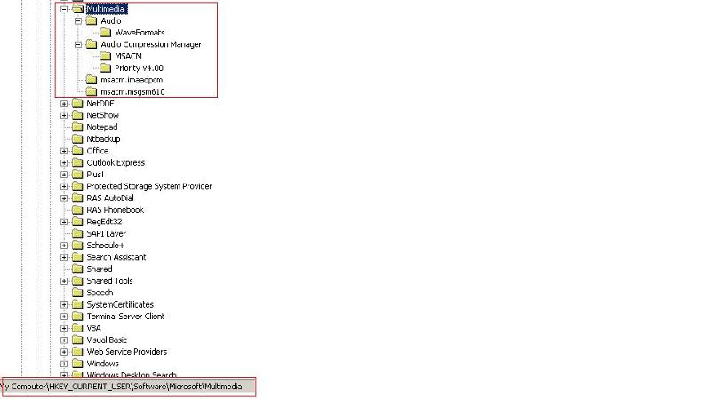 Solved: registy key to change sound card settings | Experts Exchange
