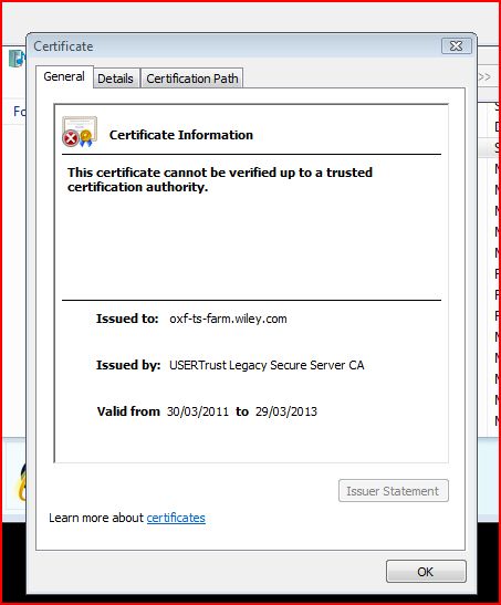Solved: RDP session Certificate error (This computer can't connect to ...