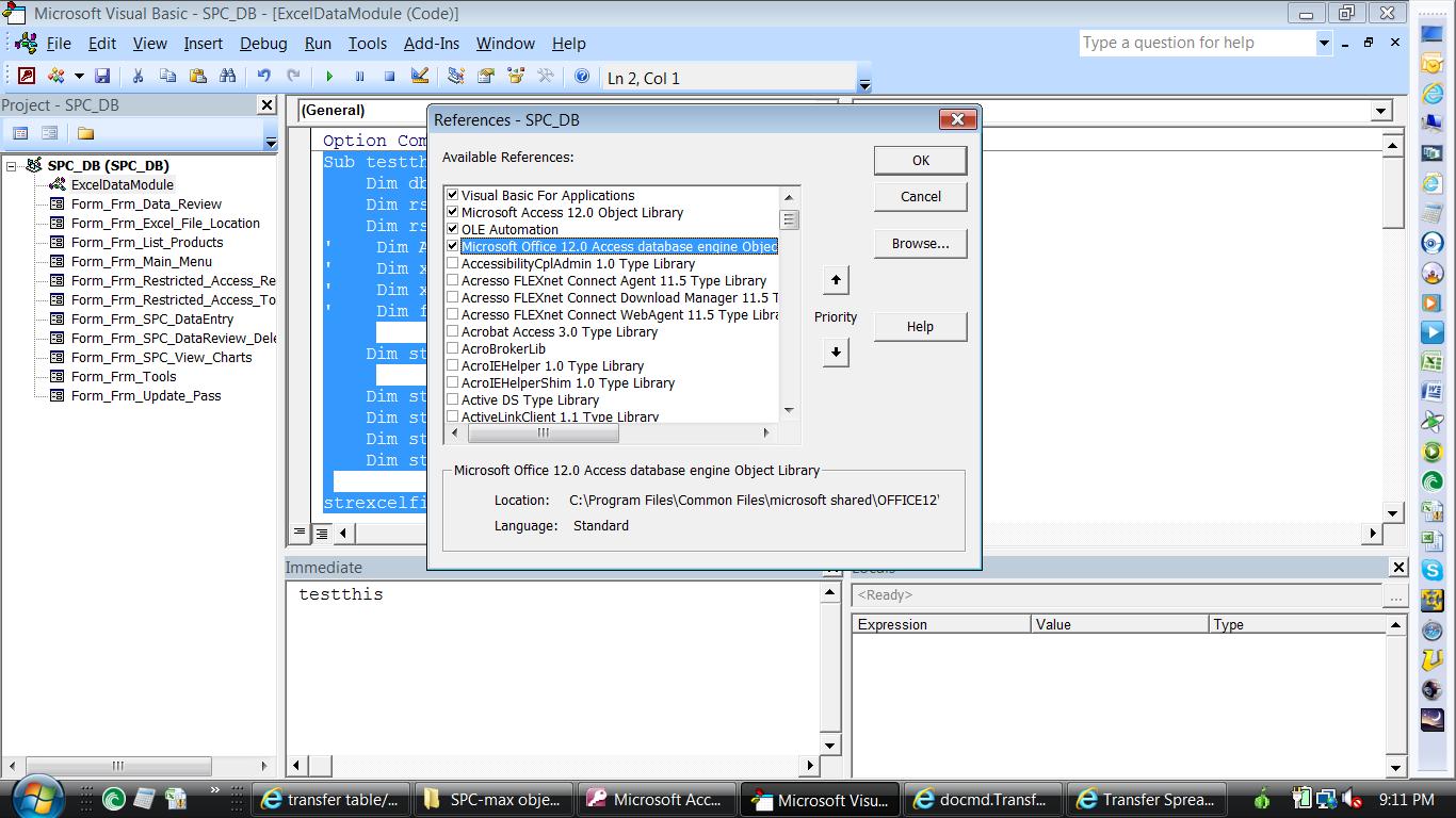 Solved: transfer table/query from Access to specific location on an excel worksheet | Experts ...