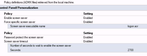 Solved: Screensaver (to lock the screen) won't start on win7 machines ...