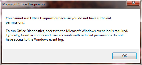 Solved: Microsoft Outlook 2007 problem running office diagnostics ...