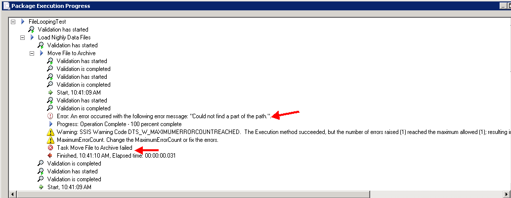 Solved Ssissql Server 2008 Rename File With Datetime When Moving To Archive Done Folder