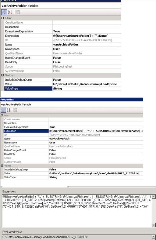 Solved Ssissql Server 2008 Rename File With Datetime When Moving To Archive Done Folder