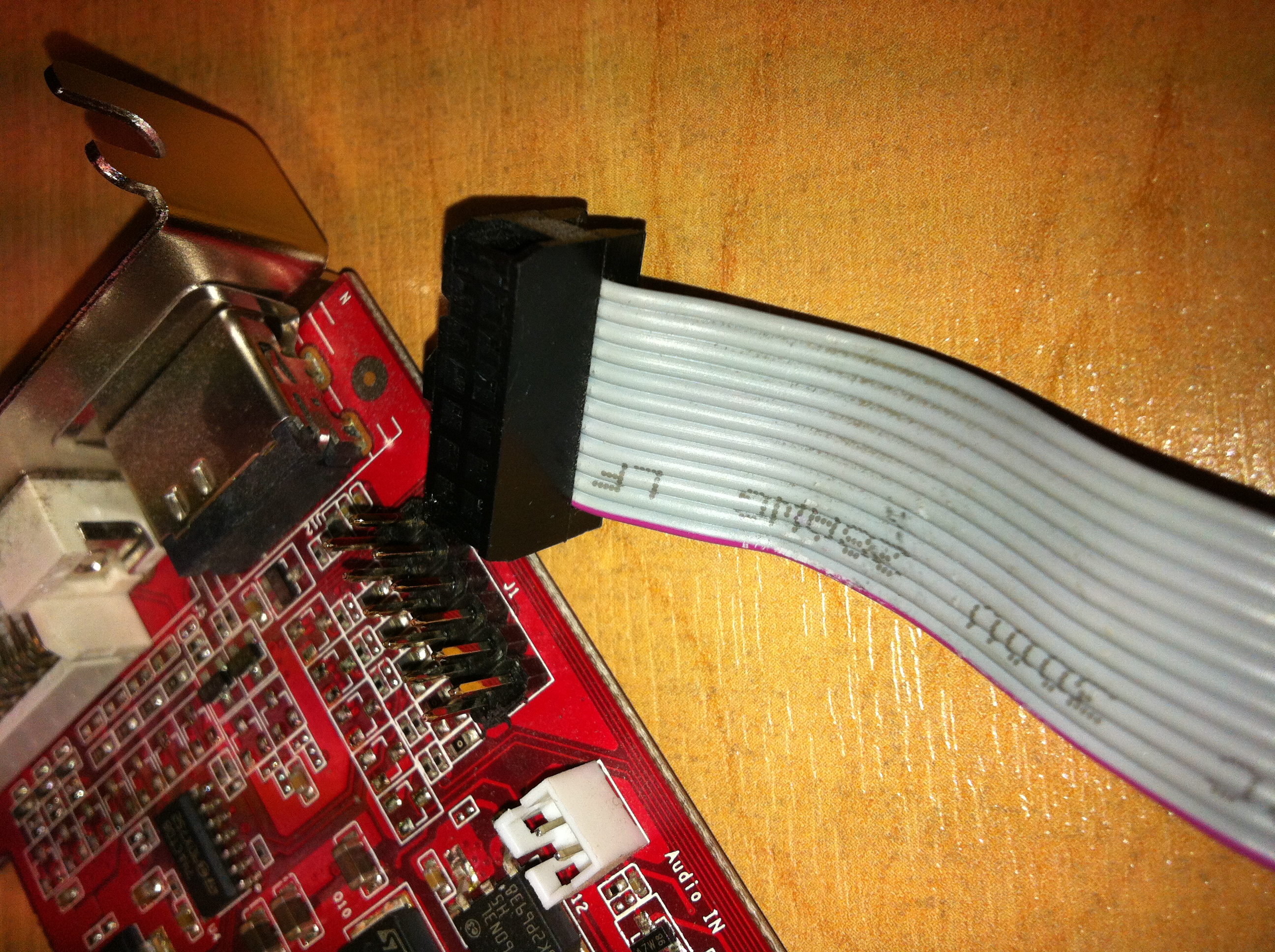 Solved: 12-pin Cable from Graphics Card to Female VGA interface ...