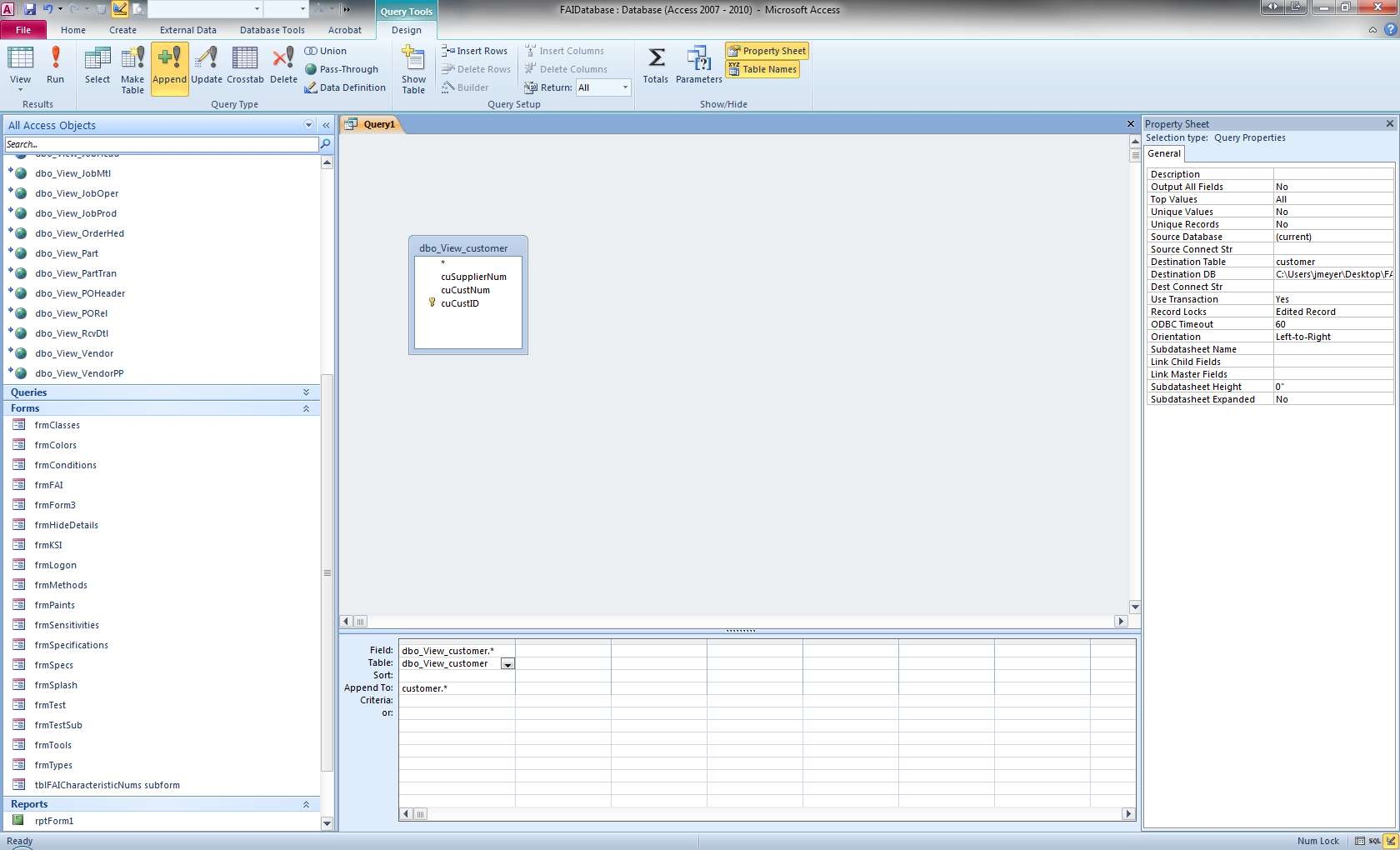 Solved How To Append Only New Records From Sql Table To Access Table In Access 2010 Experts