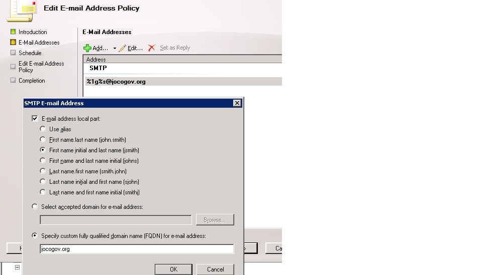 Solved: Contacts with EX type email address | Experts Exchange