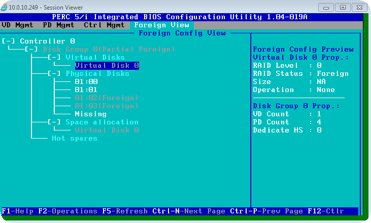 Solved: Hard drives are offline Perc 5/i | Experts Exchange