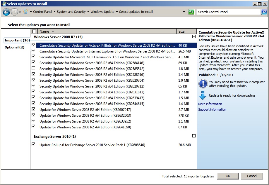 Solved: How to remove interim updates for Exchange Server 2010 SP1 ...