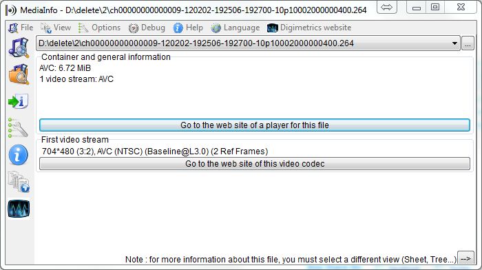 Solved: How to play .264 files | Experts Exchange