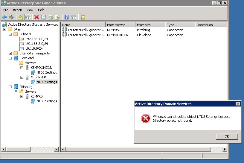 Solved: Domain Controller Replication Probelm | Experts Exchange