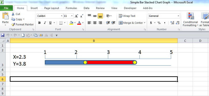 Solved: Simple Horizontal Stacked Bar Chart | Experts Exchange