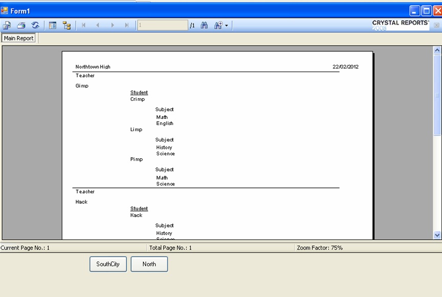 Solved: Crystal Report Connection String from C# | Experts Exchange