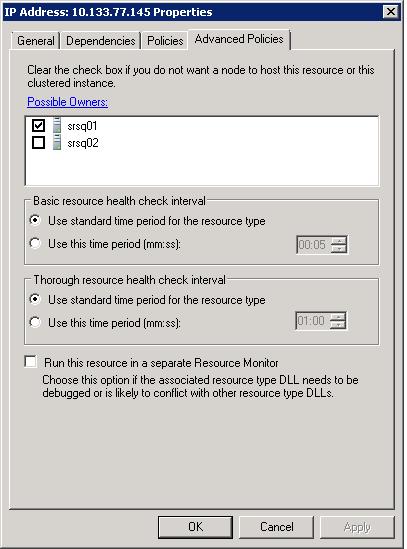 Solved: SQl 2008 R2 2 node failover cluster, on one Instance getting 0x80071398 and wont fail ...