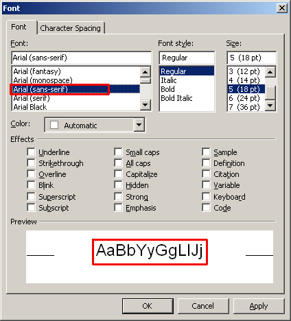 Solved: How Do I Set the Default Text in FrontPage 2002? | Experts Exchange