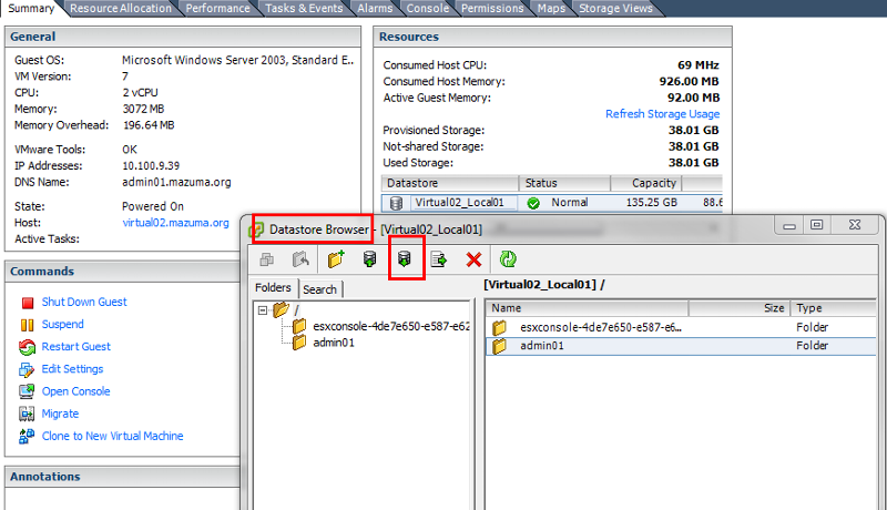 Solved: VMWare, how to save existing VM to disk | Experts Exchange
