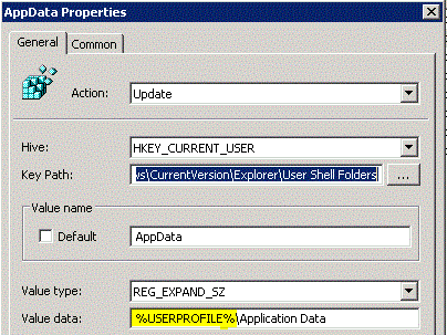 Solved: Pushing registry setting to User Shell Folders w. Group Policy ...