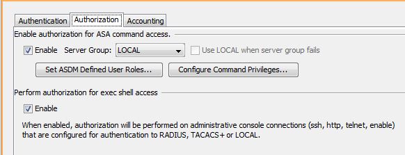 Solved: Limit a user from accessing ASDM on Cisco ASA 5510 | Experts Exchange