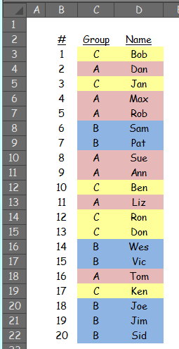Solved: In Excel, create a secondary or sub list which contains no ...