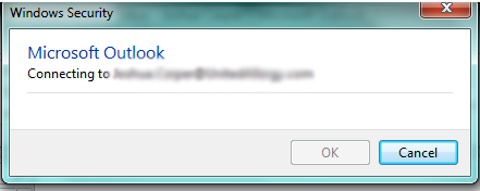 Solved: Outlook 2010 Windows Security prompt not allowing user to login ...