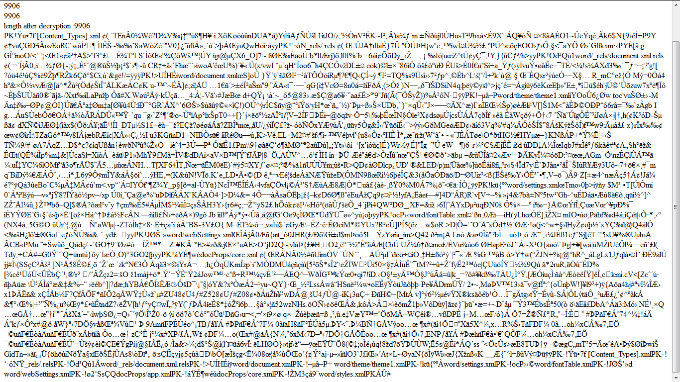 Solved Issue With Encrypt And Decrypt A Word Docx File In Php And