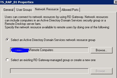 Solved: RDP Gateway and and restricting users to logon to only their ...