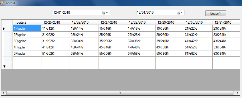 Solved: filtering the datagridview column headers using datetimepickers in vb 2010 | Experts ...