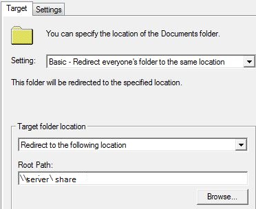 Solved: Folder Redirection in Windows 2008 R2 | Experts Exchange