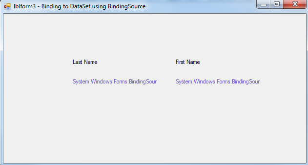 Solved: how to bind a dataset using a binding source to a windows forms ...