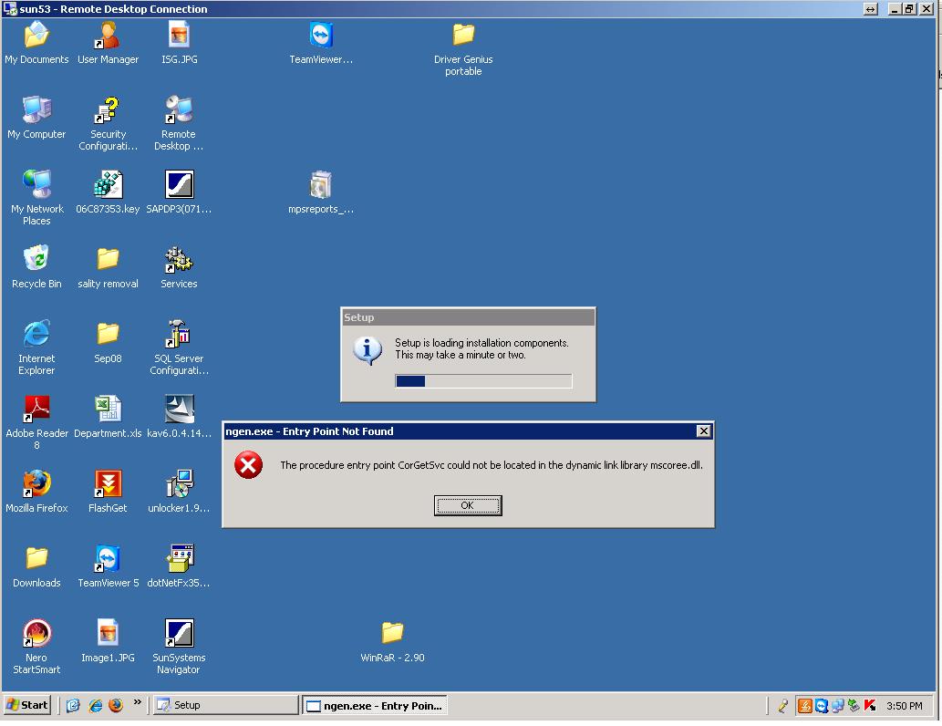 Solved Net Framework Not Working On Windows Server 2003 Experts 8400