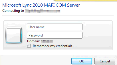Solved: Outlook prompts for Lync 2010 MAPI COM Server | Experts Exchange