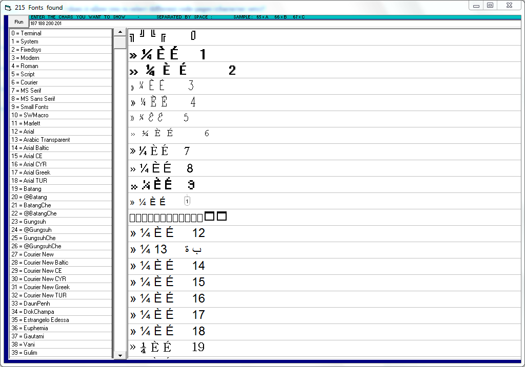 Solved: Print special character | Experts Exchange