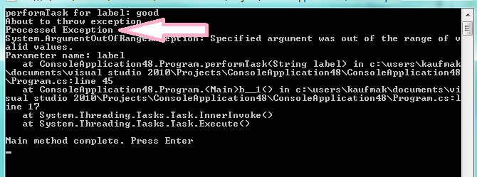 Solved: c# Handle Exceptions in Tasks | Experts Exchange