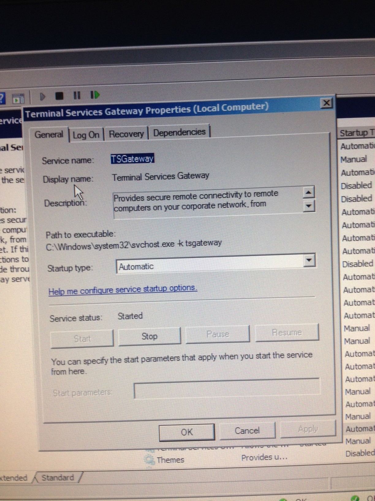 Solved: Terminal Services Gateway Fails to Start on Reboot EventID 7001 ...