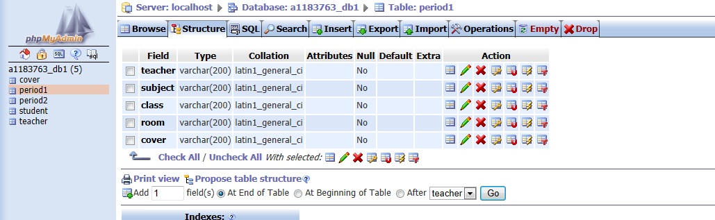 Solved: php table layout help | Experts Exchange