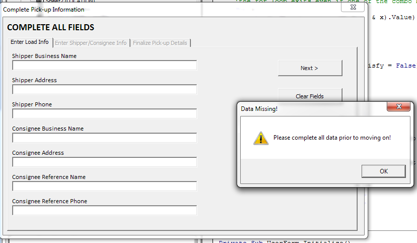 Solved: Multipage Userform - Page switching | Experts Exchange