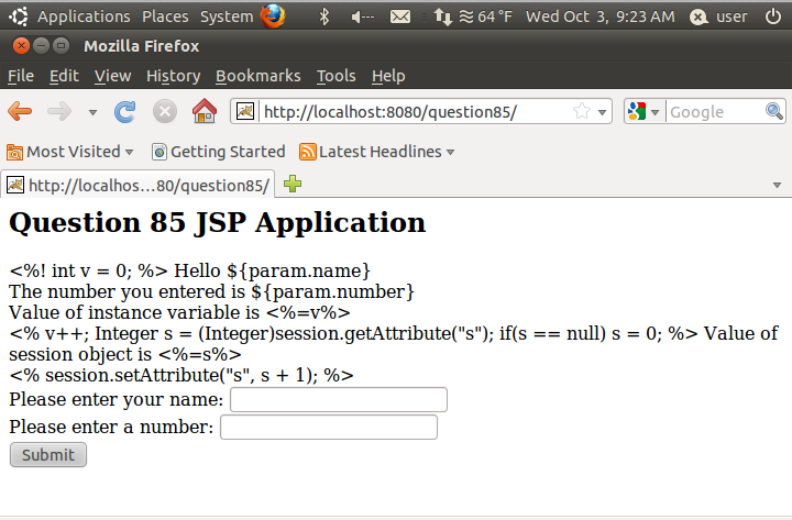 Solved Help With Simple Jsp Web Application And Servlet Web