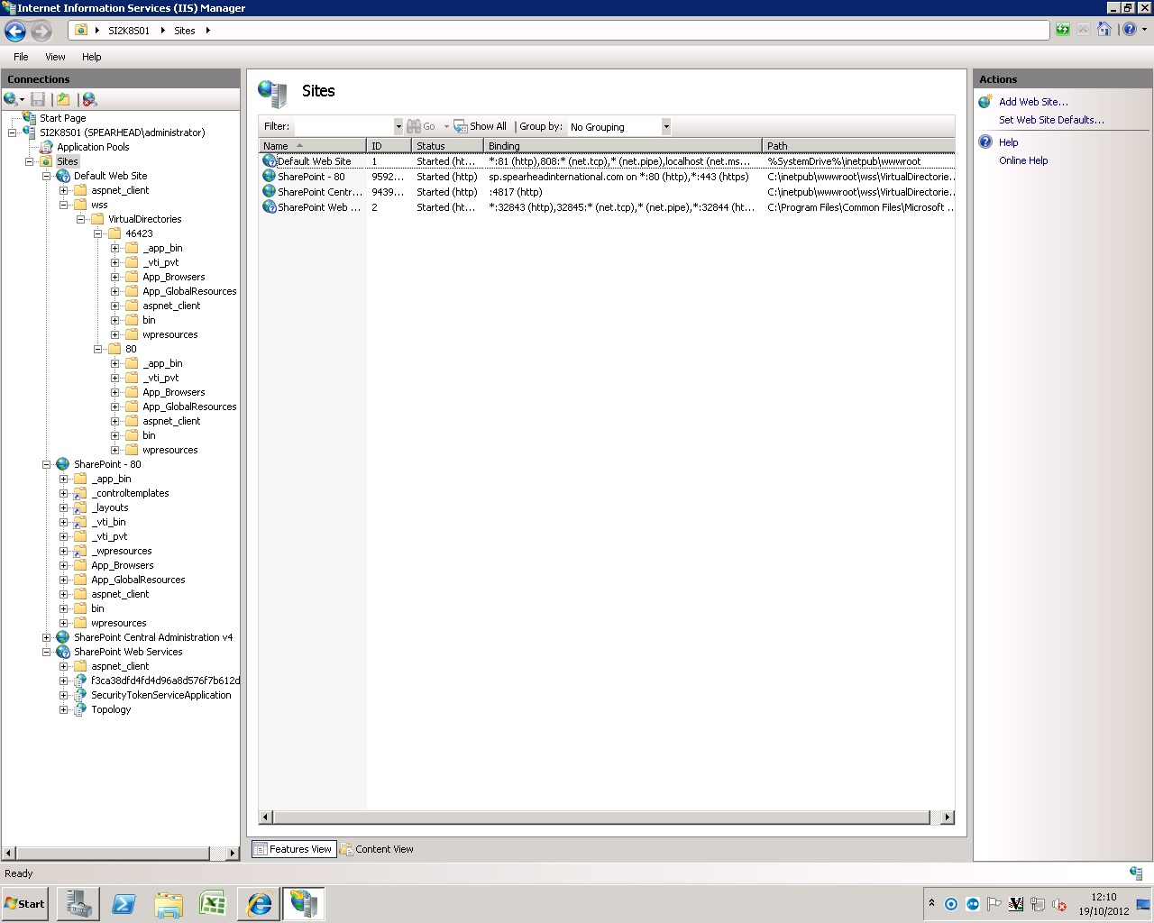 Solved: Sharepoint Foundation Search Problem | Experts Exchange