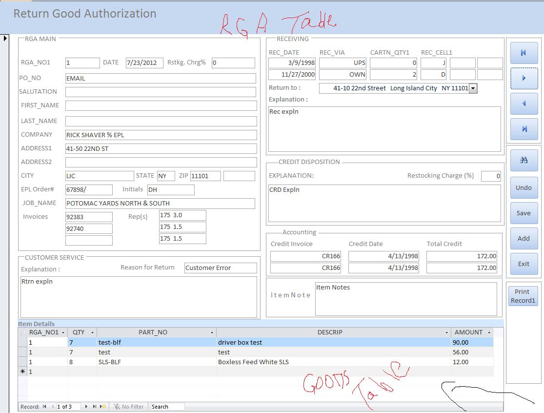 Solved: Microsoft Access Form and Subform printing | Experts Exchange