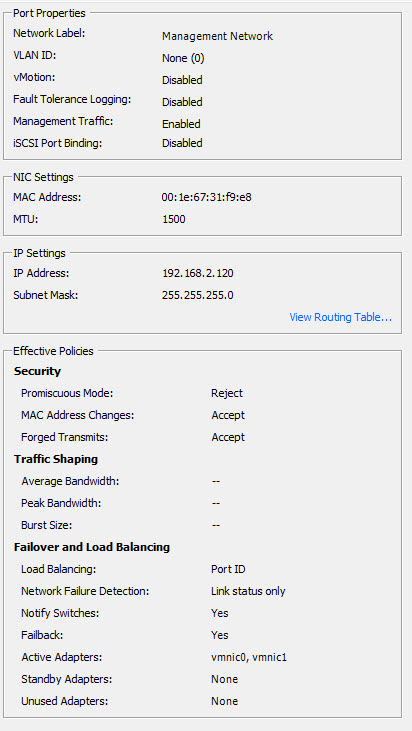 Solved: Physical NIC teaming on ESXi 5.1 | Experts Exchange Solved: Physical NIC teaming on ESXi 5.1 | Experts Exchange