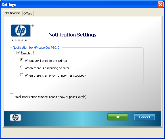 Solved: How to stop HP Print Notification | Experts Exchange