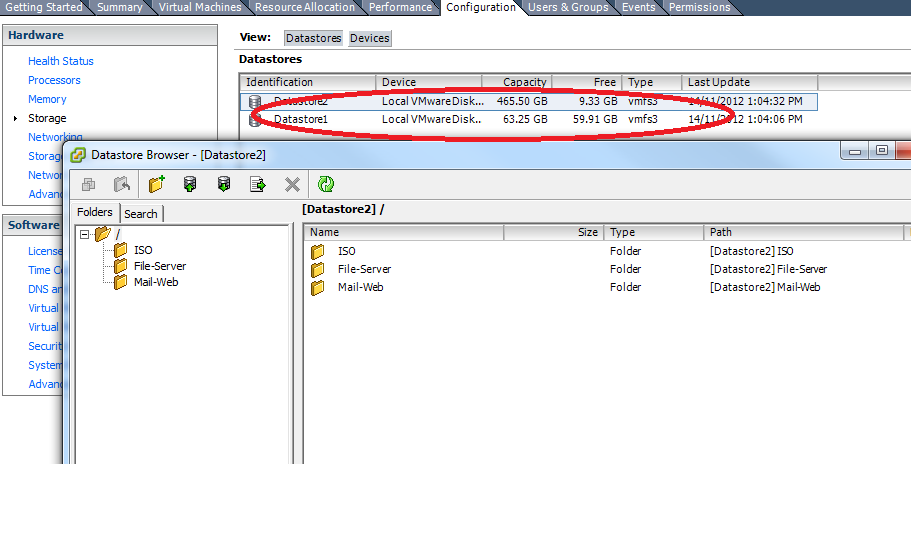 VM Ware error: Msg.hbacommon.outofspace Solutions | Experts Exchange