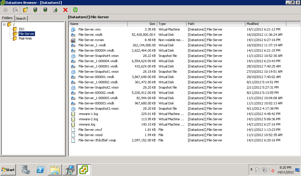 Solved: VM Ware error: Msg.hbacommon.outofspace | Experts Exchange