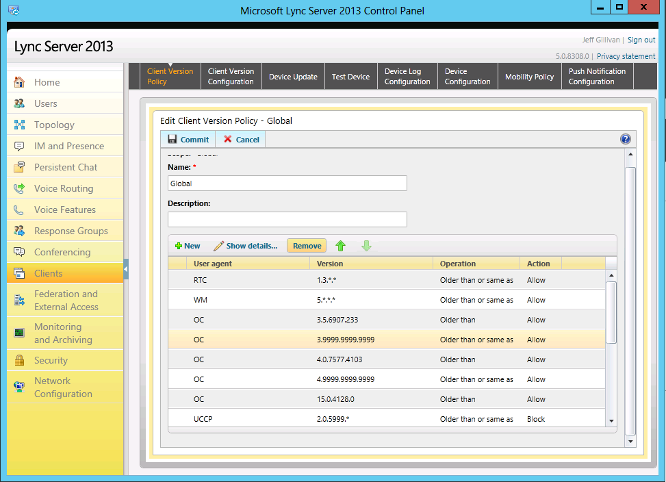Solved: Lync 2010 clients not communicating with lync server 2013 ...