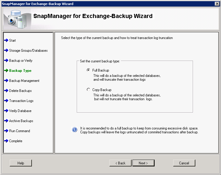 SnapManager for Exchange not Truncating Logs Solutions | Experts Exchange