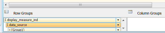 Solved: SSRS Report Row Groups: How to completely hide the columns that appear? | Experts Exchange