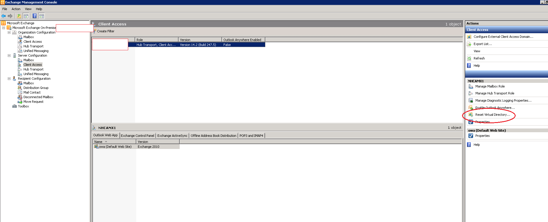 Solved: Can't login to OWA | Experts Exchange